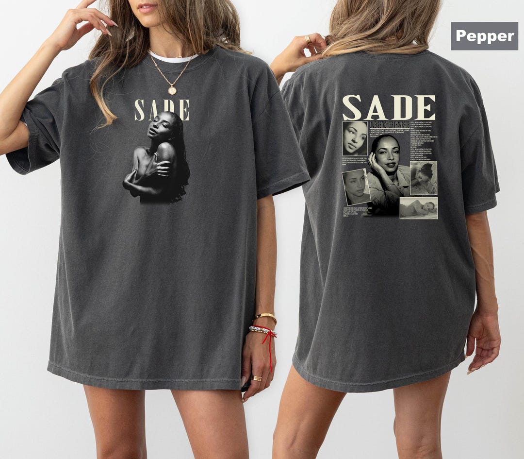 Comfort Colors® T-shirt, the Best of Sade Merch T-shirt, Sade Fashion ...