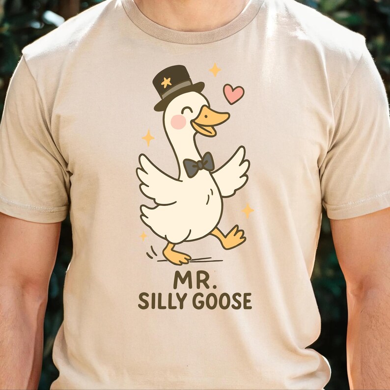 Silly Goose Couple PNG, Mr and Mrs Matching Wedding Design PNG, Funny ...