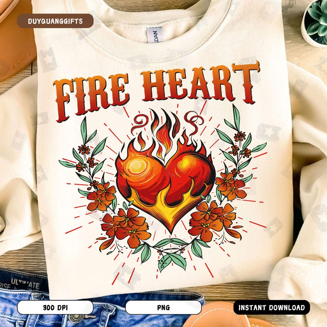 Throne of Glass Fireheart PNG, Bookish Shirt Designs, Retro to Whatever ...