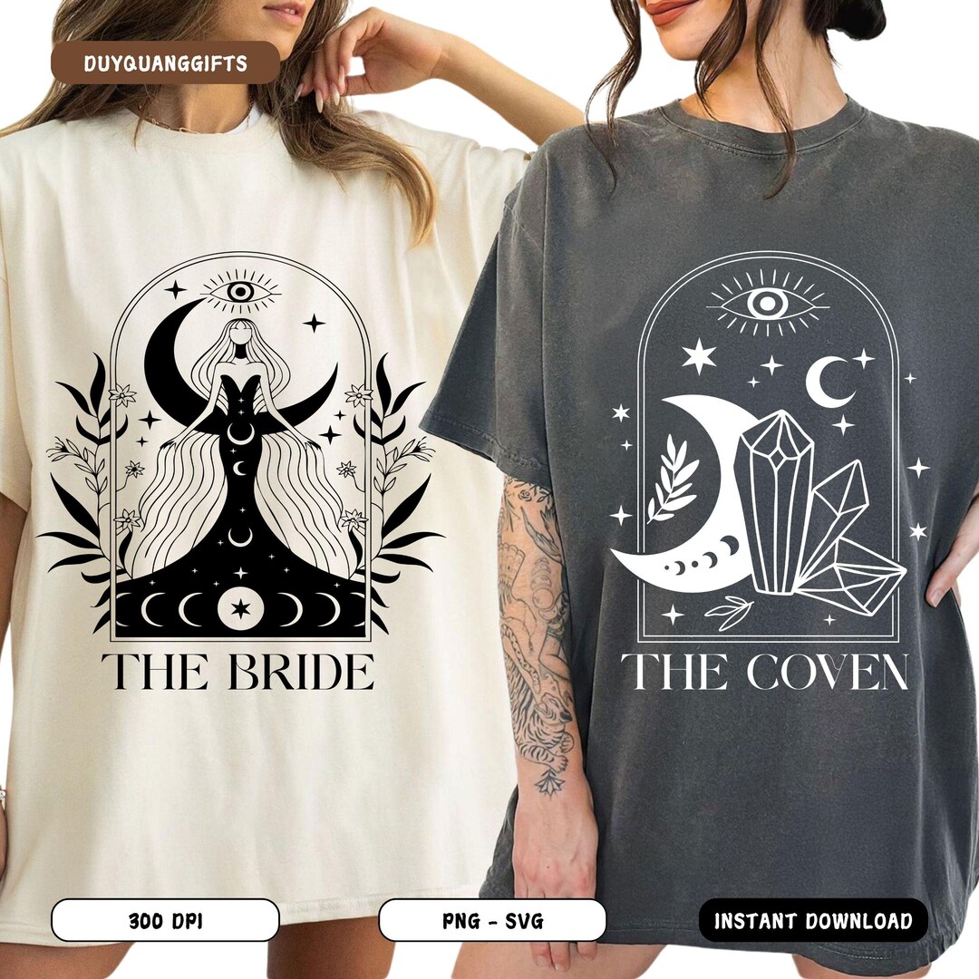 Witchy Bachelorette SVG, Bachelorette Party Shirt PNG, Witchy Bride ...