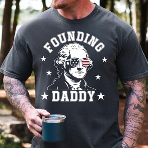 USA Founding Daddy PNG SVG, Funny 4th of July Shirt Design, Retro ...