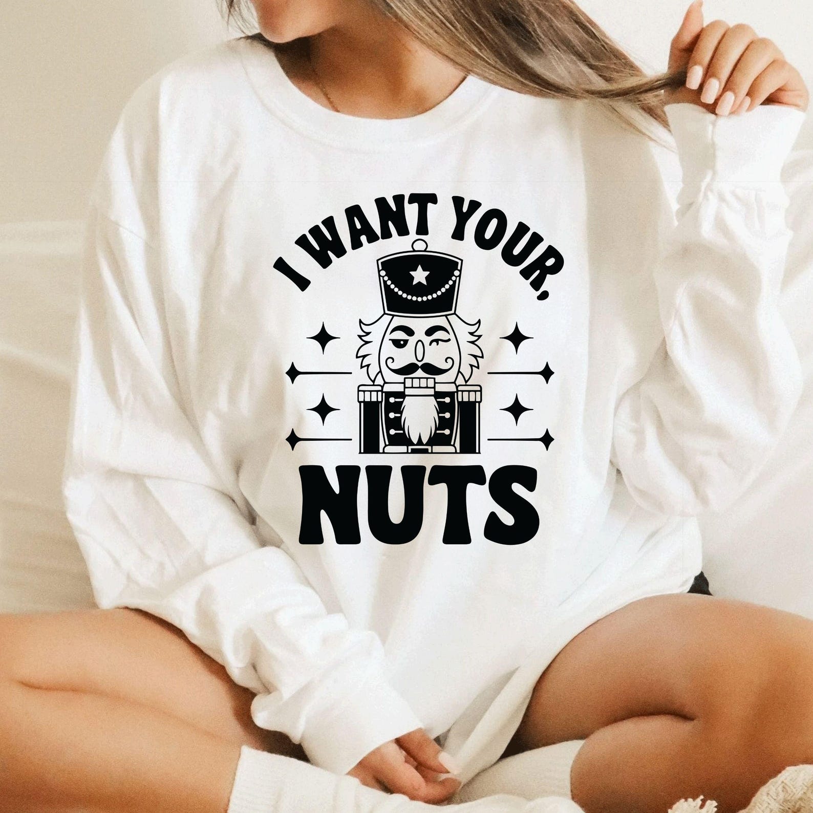 I Want Your Nuts Svg Png, Funny Christmas Humor SVG, Sarcastic Santa ...