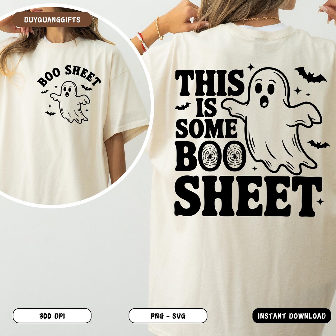 This is Some Boo Sheet PNG SVG, Funny Retro Ghost Halloween Design ...