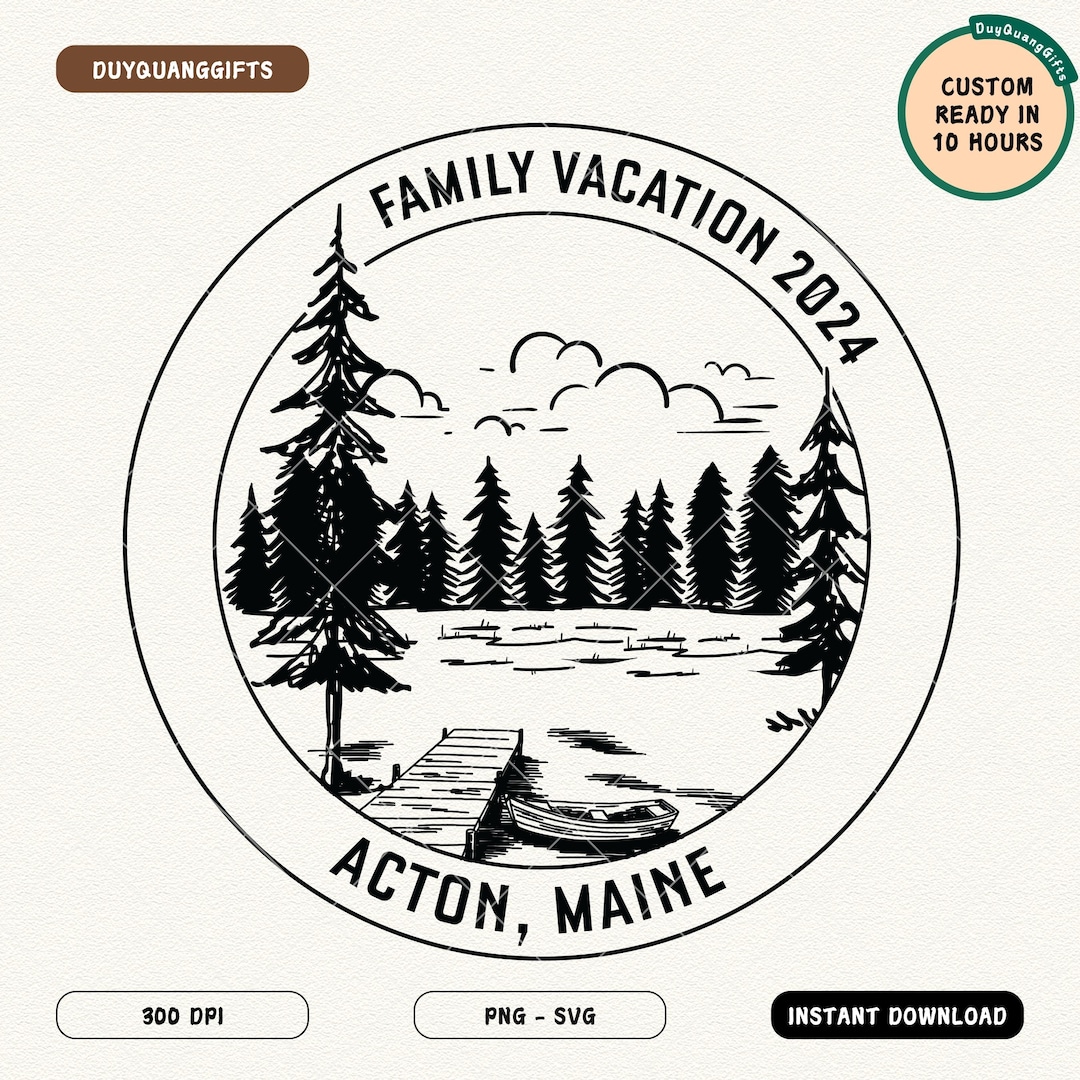 Custom Vacation Png, Lake Vacation Shirts Design, Custom Location Shirt ...