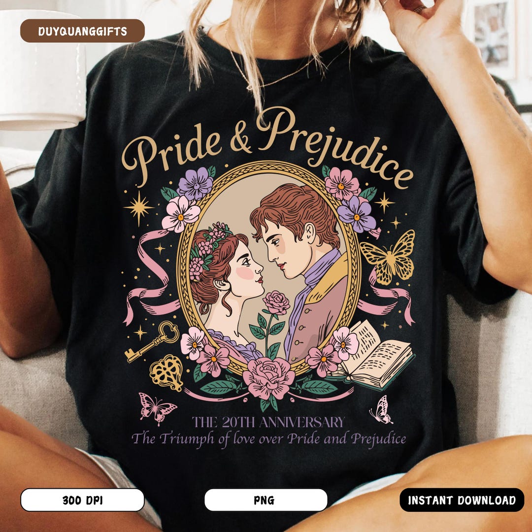 Pride and Prejudice Quotes PNG, Elizabeth Bennet Bookish Design, Mr ...