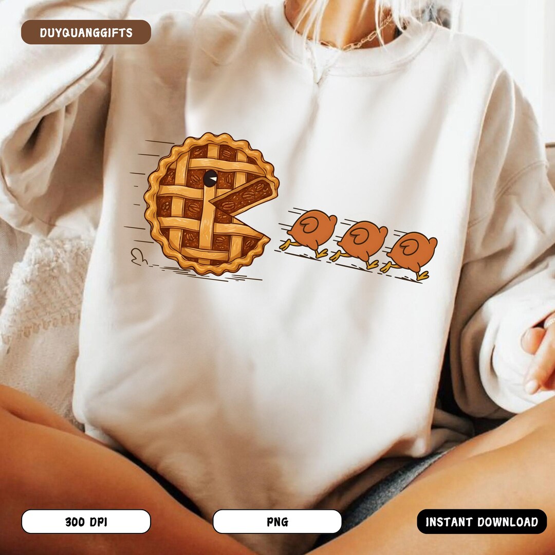 Funny Pecan Pie PNG, Funny Thanksgiving PNG, Retro Fall Humor Design ...