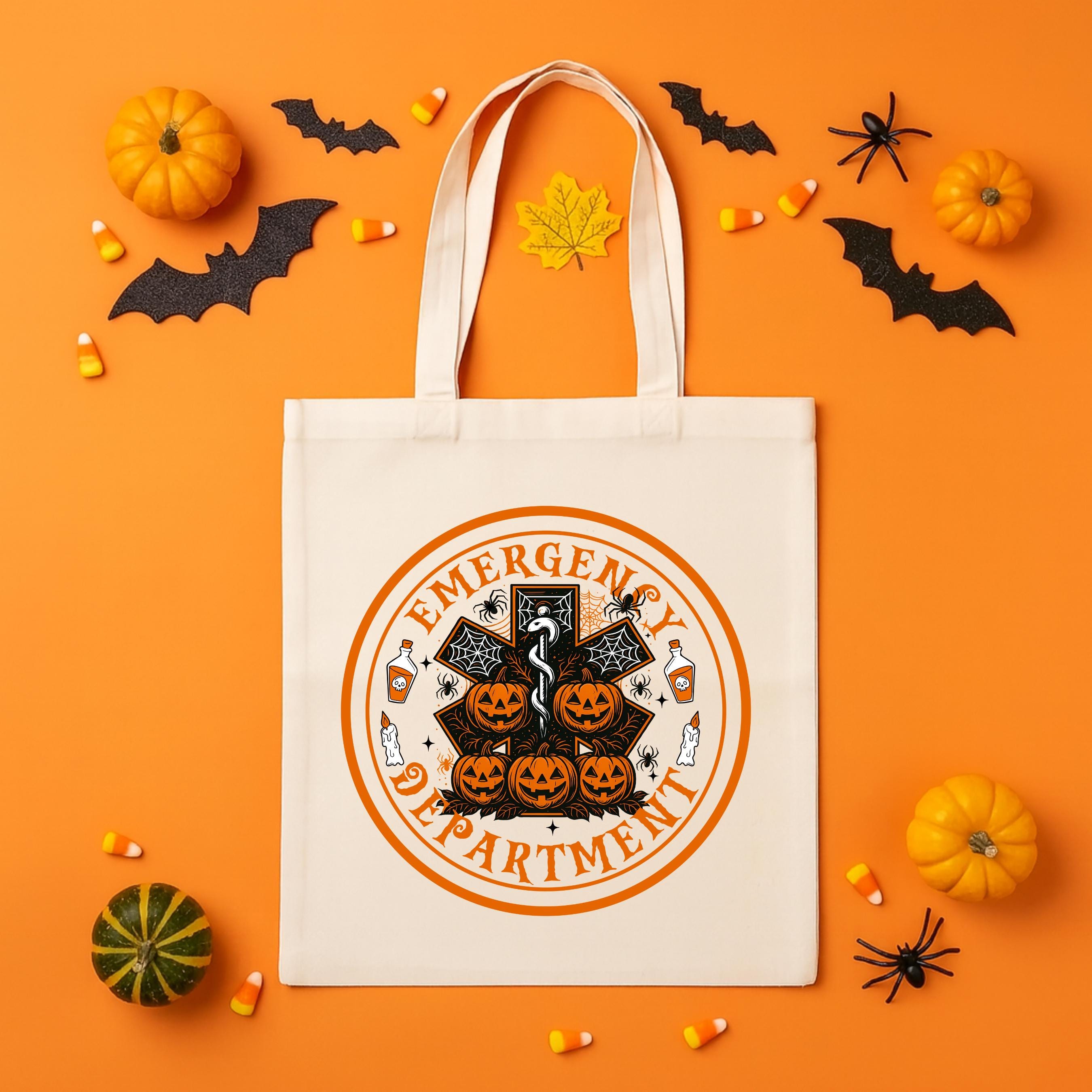 Emergency Department Halloween PNG, ER Nurse Spooky Season Design ...