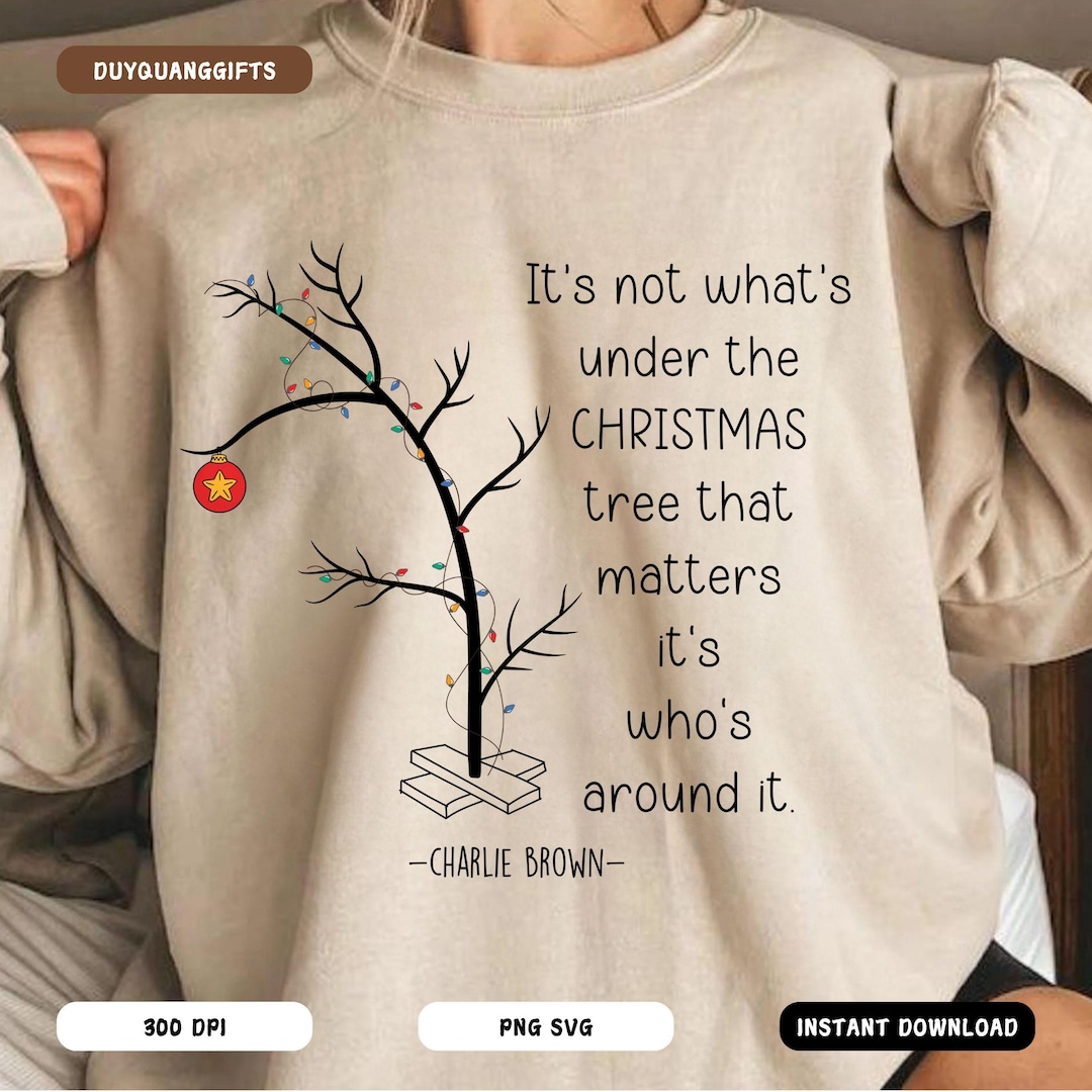 It's Not What's Under the Tree That Matters Png Svg, It's Who's Around ...