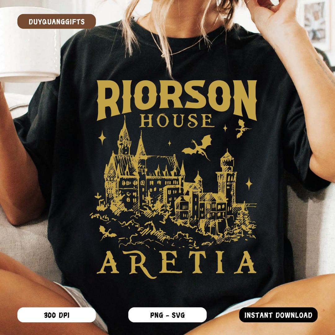 Xaden Riorson House SVG PNG, Iron Flame Shirts Design, Basgiath War ...