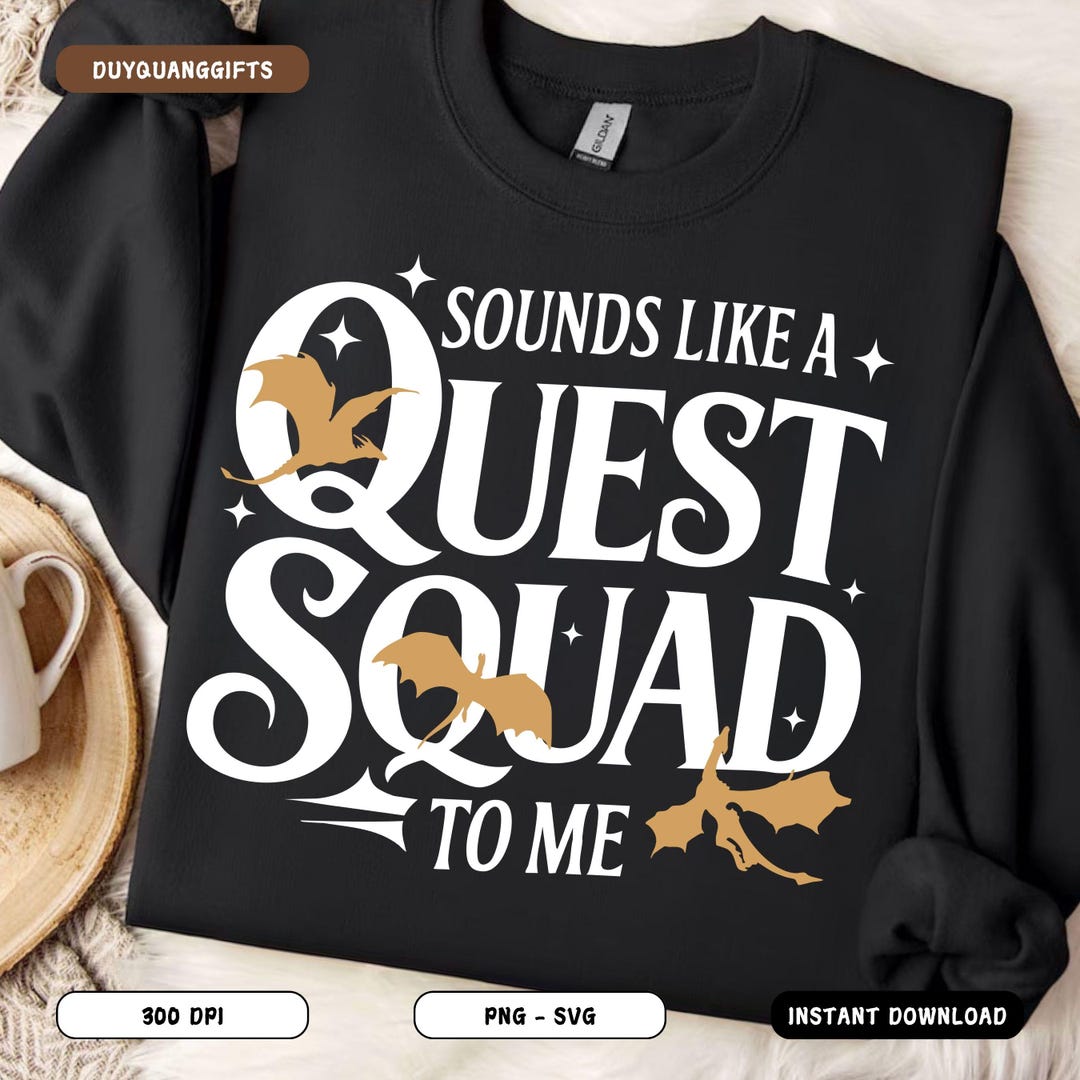 Fourth Wing Quest Squad SVG, Basgiath War College PNG, Fourth Wing ...