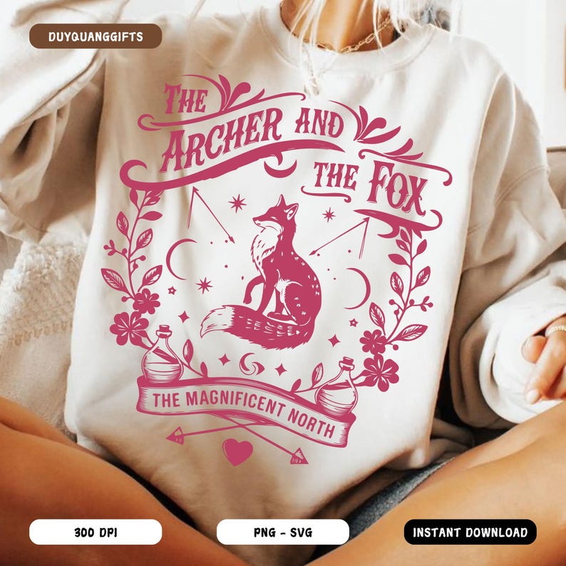 The Archer and the Fox Png Svg, Once Upon A Broken Heart Shirt Design ...