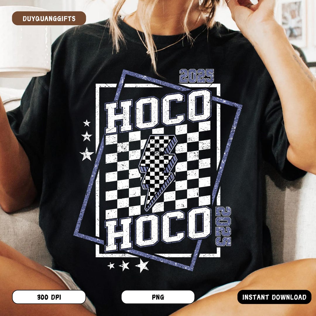 Hoco PNG, Homecoming PNG, High School Reunion PNG, Checkered Lightning ...