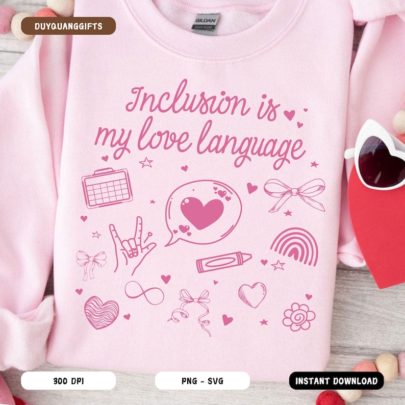 Inclusion Valentine SVG PNG, SPED Teacher Valentine Png, Speed Therapy ...