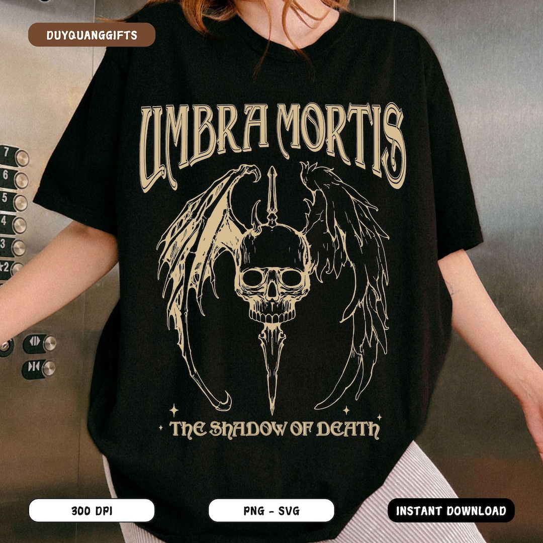 Umbra Mortis SVG PNG, Crescent City Inspired Png, Hunt Athalar, Lord of ...