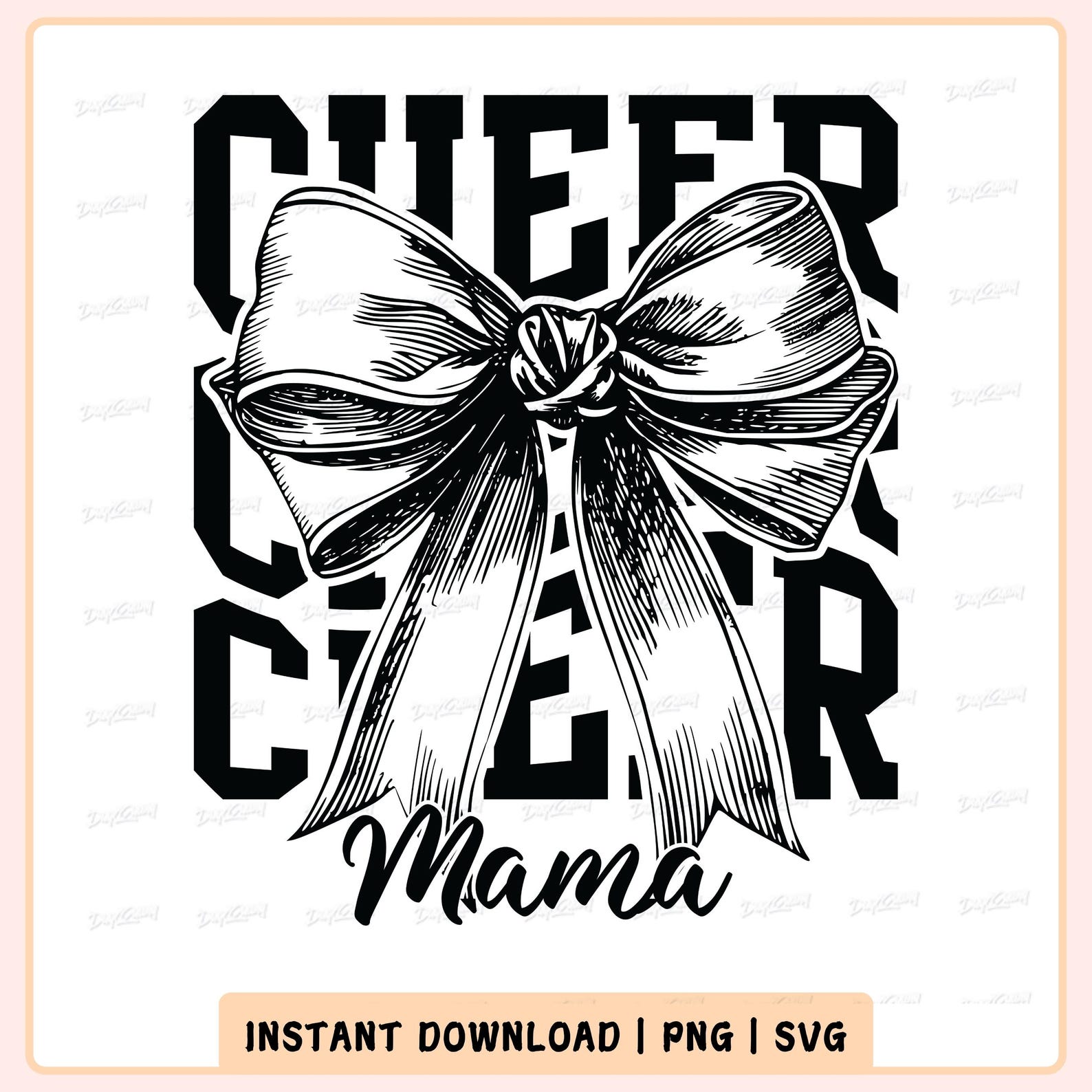 Cheer Mama Svg Png, Cheerleading Mom Svg, Cheer Mom Shirt Design ...