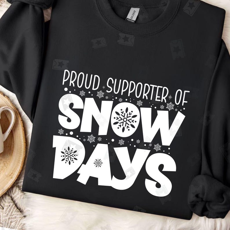 Proud Supporter of Snow Days SVG PNG, Funny Winter Svg, Teacher Snow ...
