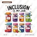 Inclusion is My JAM ~PNG~ Digital Design Download - Etsy