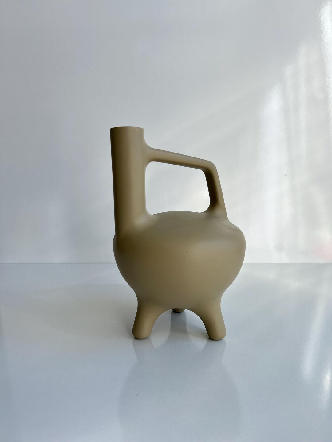 Scandinavian Style Hollow Ceramic Vase, Beige Vase ,hollow Round ...