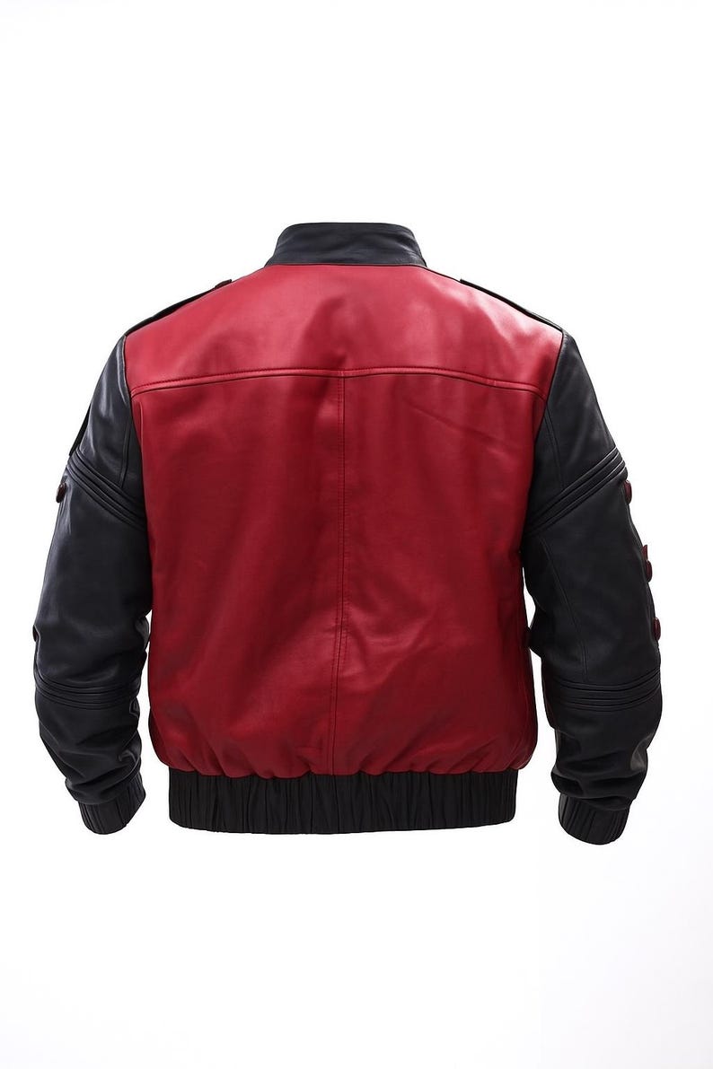 Celebrity Inspired Marty Mcfly Inspired Bomber Jacket - 80s Retro Faux ...