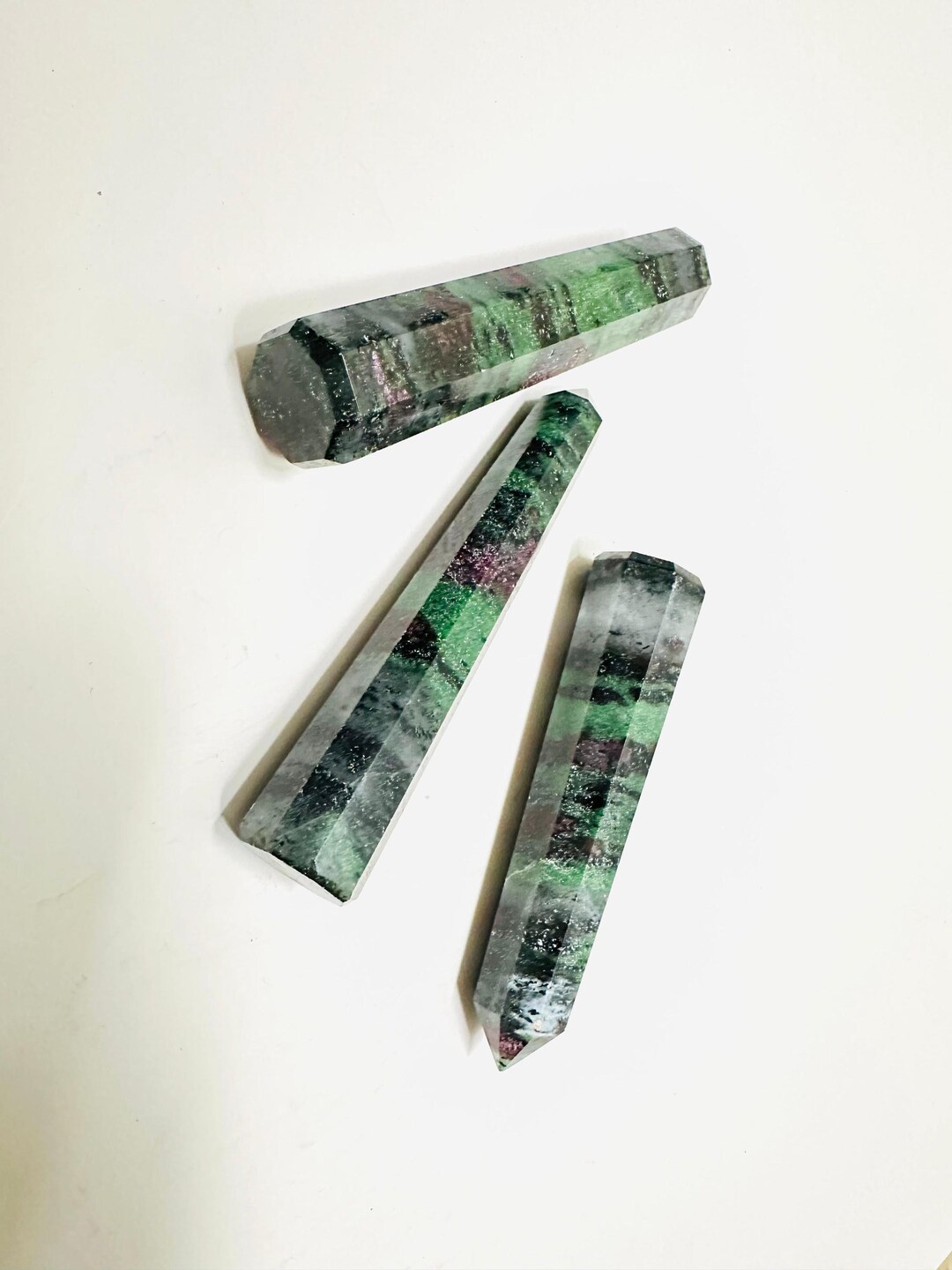 Ruby Zoisite Tower – Natural Crystal for Passion, Balance, and ...