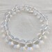 Clear Quartz Bracelet - Natural Clear Crystal Gemstone Stretch Bracelet ...