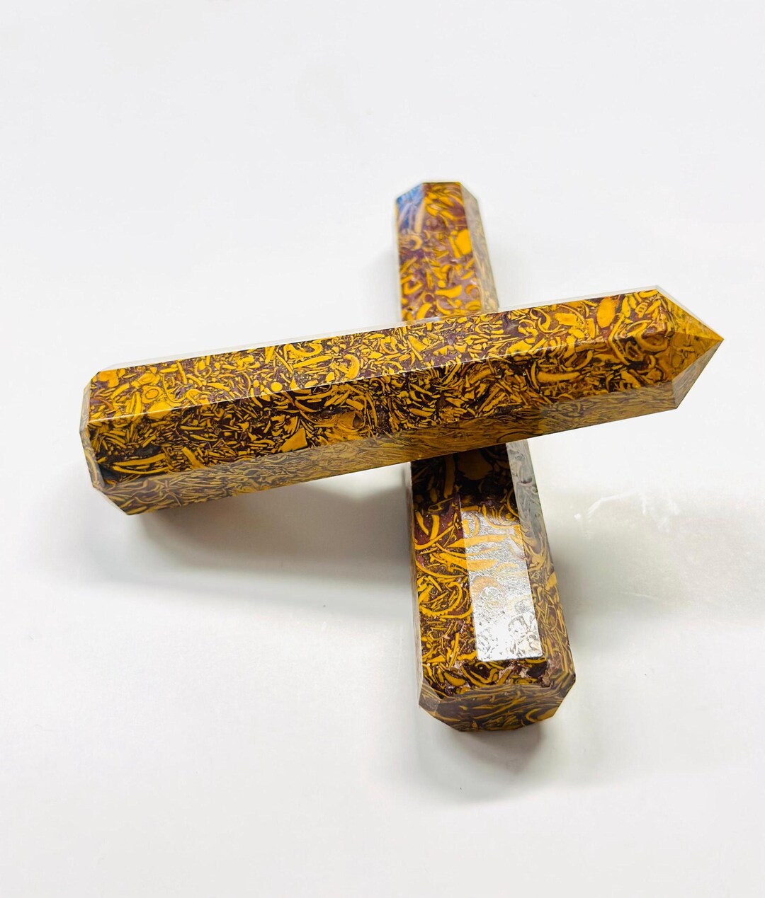 Calligraphy Jasper (mariam Jasper) Tower – Natural Crystal for ...