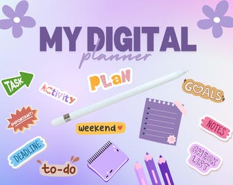 Simple Digital Planner - Etsy
