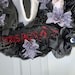 Spooky Halloween Wreath: Horror Door Hanger, Ghost or Scream Wreath - Etsy