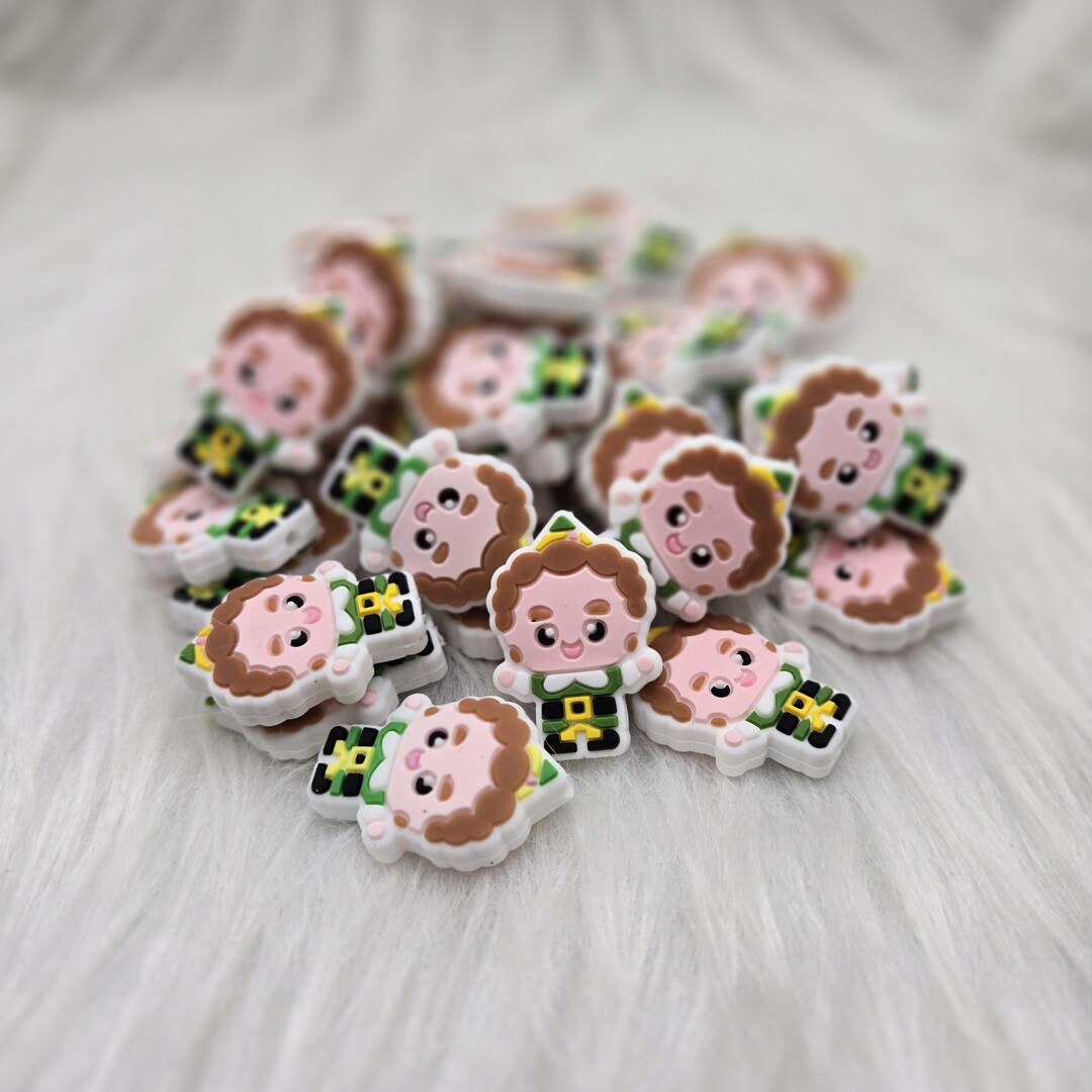 Christmas Elf Focal Bead, Focal Bead, Character Bead, Crafting Beads ...