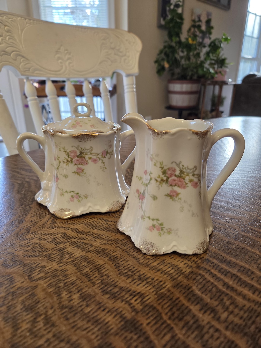 Old Abbey Warwick USA June Bride Pattern China Sugar and Creamer Set - Etsy