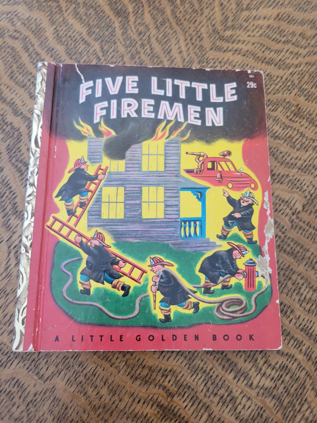 1949 a Little Golden Book, Five Little Firemen - Etsy