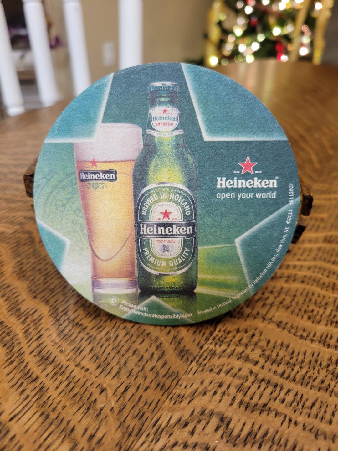 Vintage Heineken Cardboard Bar Coasters (1) - Etsy