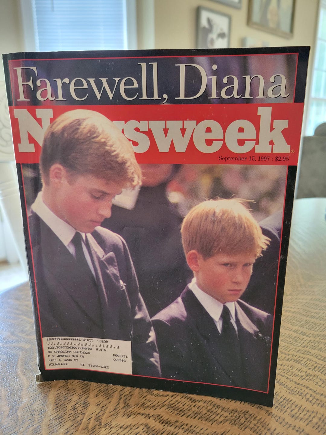 Newsweek Farewell Diana September 15, 1997 - Etsy