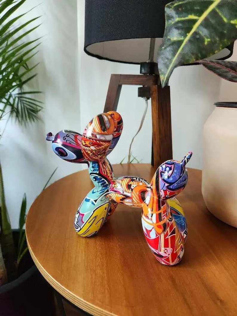 Resin Balloon Dog Ornament: Nordic Modern Home Decor - Etsy