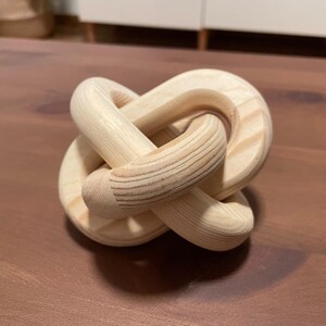 Hand Carved Wooden Chain Decoration for Home Decor - Modern Farmhouse ...