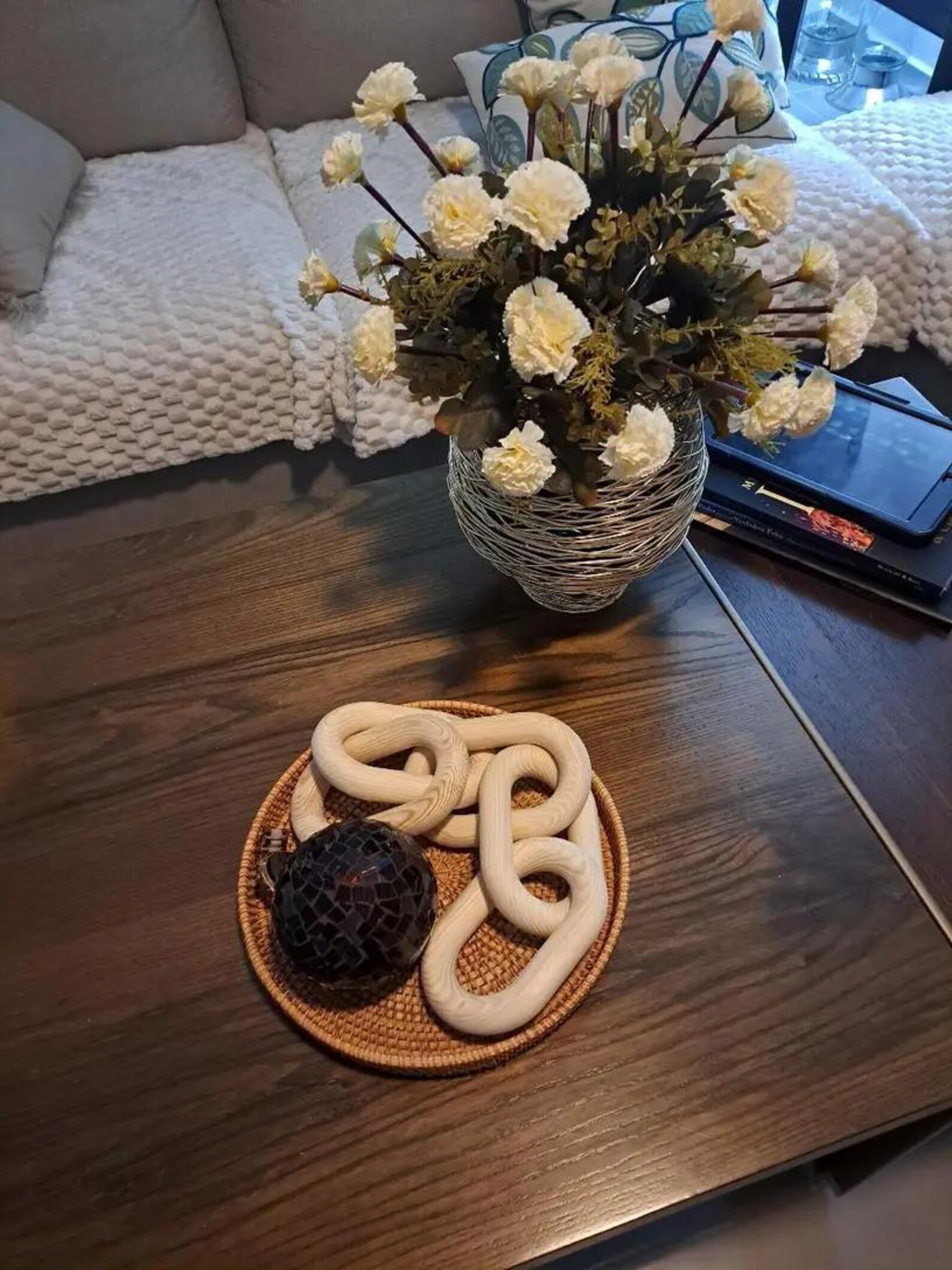 Wood Chain Decor Link Wall Wooden Hanging Knot Wooden Link Decoration ...