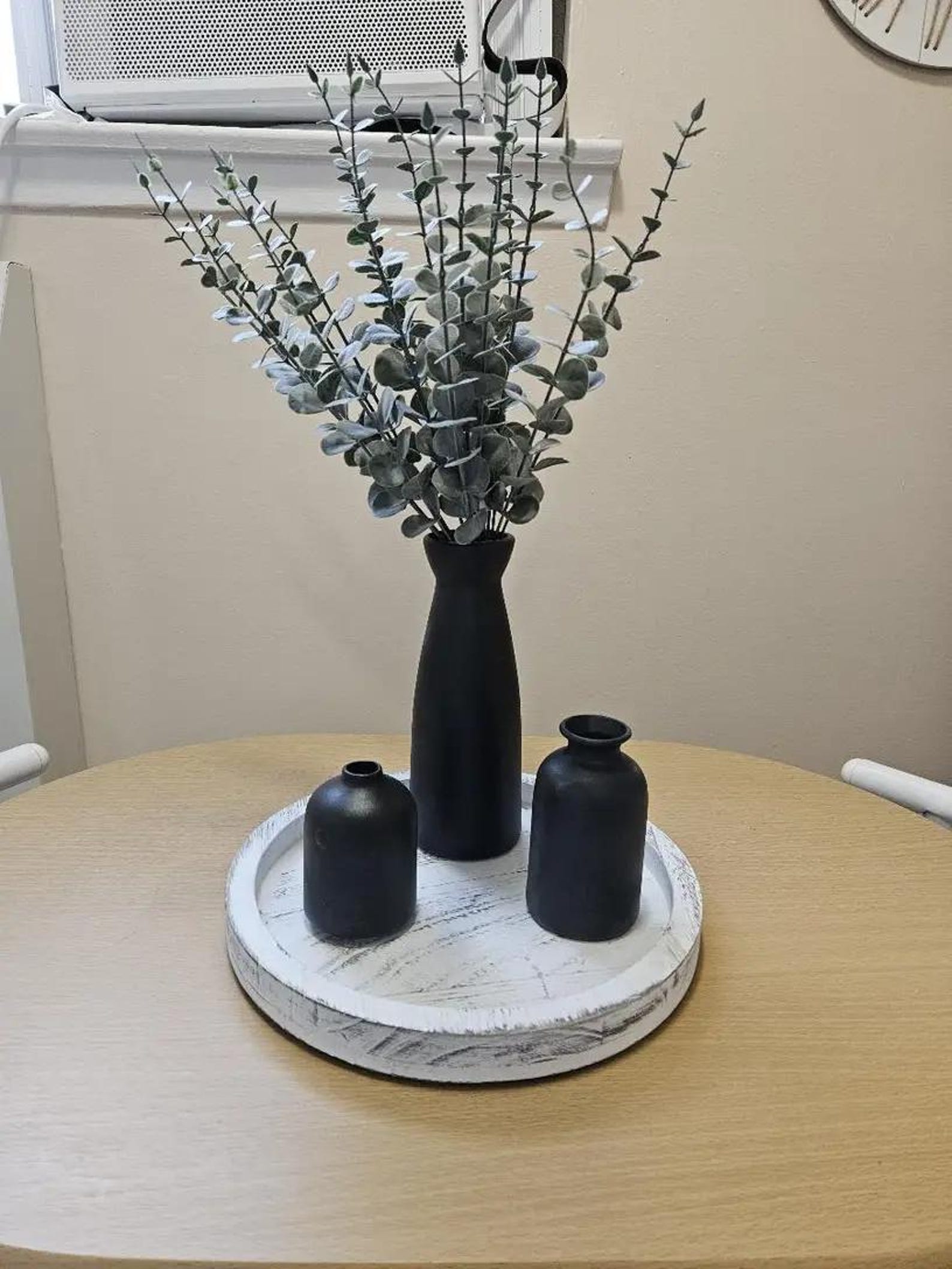 Set of 3 Ceramic Vase Flower Vases for Rustic Home Decor Modern ...