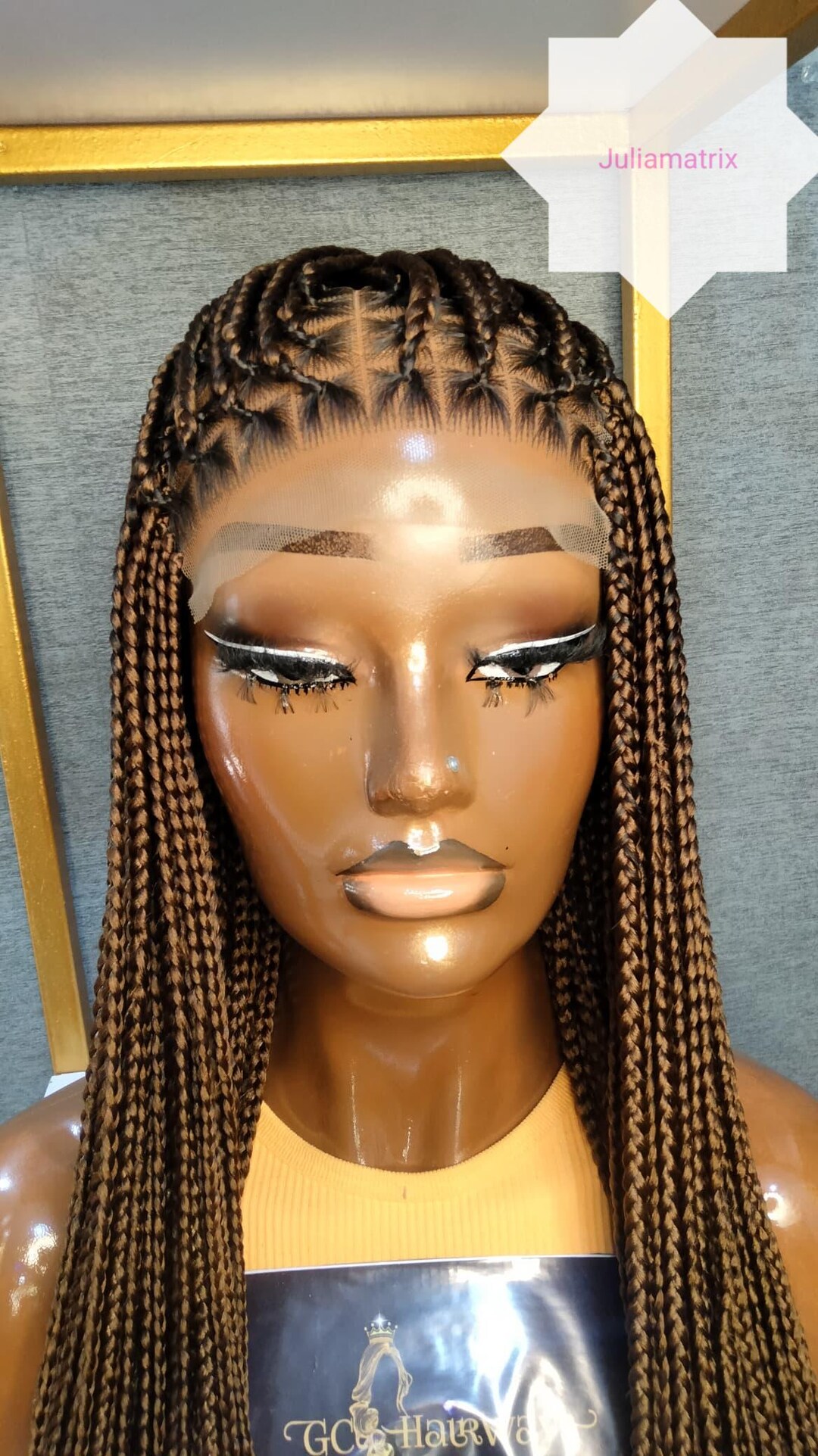 Gold Braids Made With Swiss Lace - Etsy