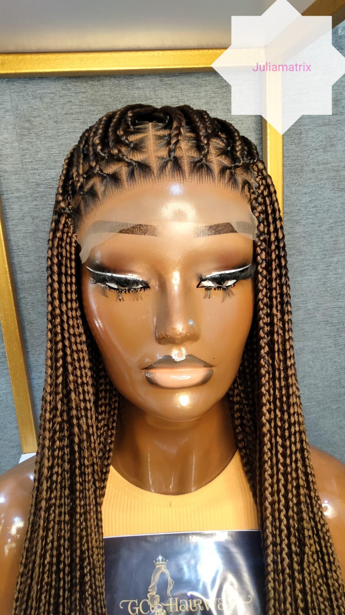 Gold Braids Made With Swiss Lace - Etsy