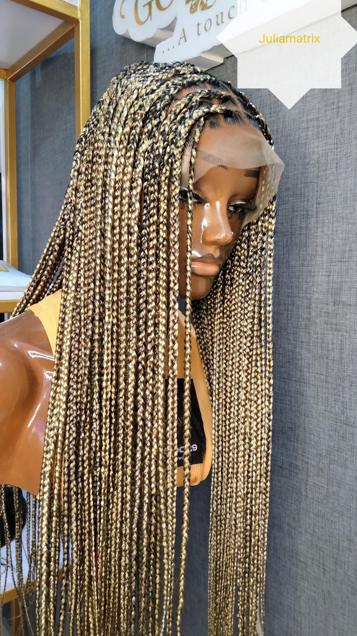 Gold Braids Made With Swiss Lace - Etsy