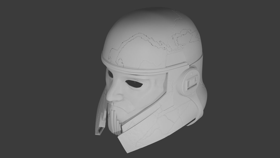 Captain Enoch Helmet Set Star Wars STL for 3D Printing Cosplay Replica ...