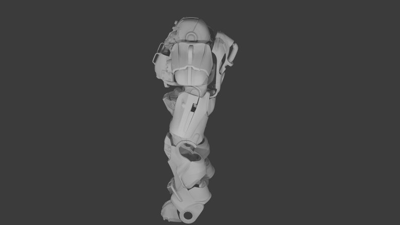 T-60 Power Armor Fallout Cosplay Replica 3D Printed - Etsy