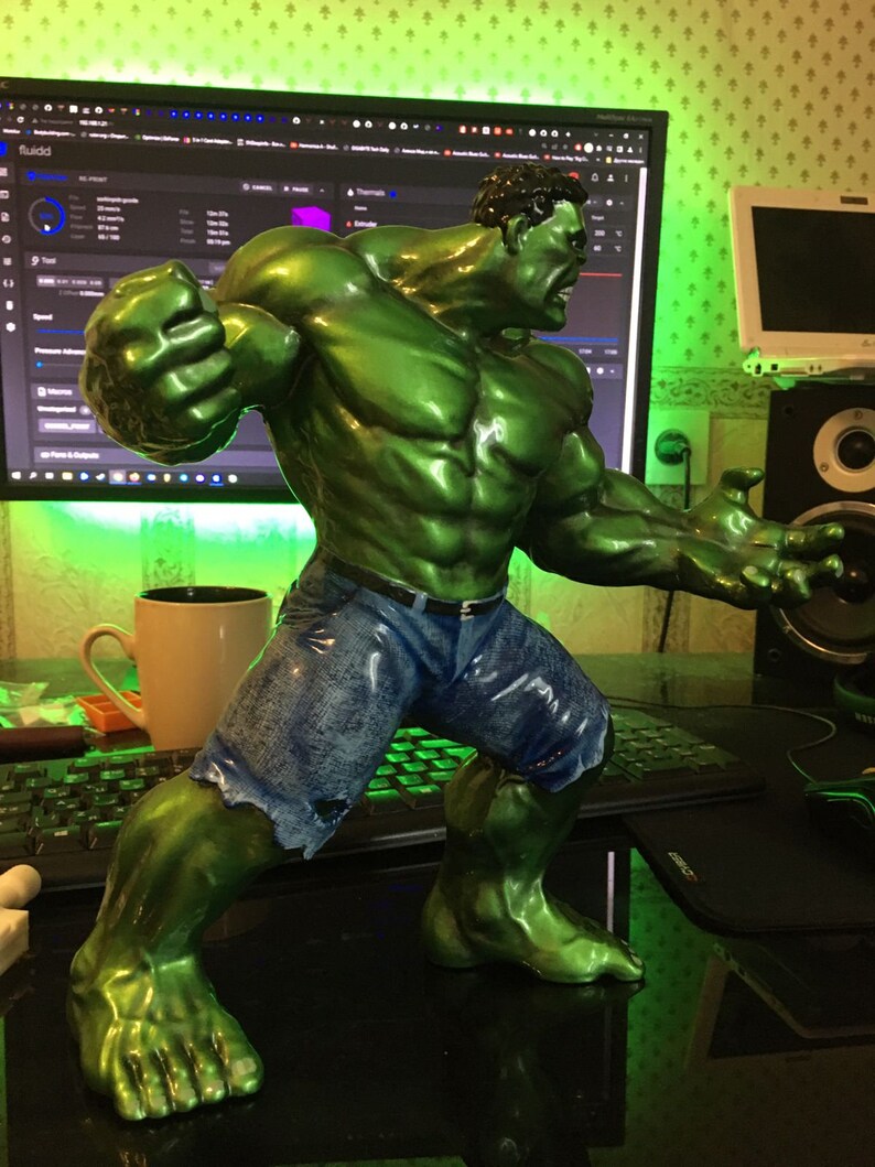 Hulk Statue Marvel Hulk STL for 3D Printing Cosplay Replica - Etsy