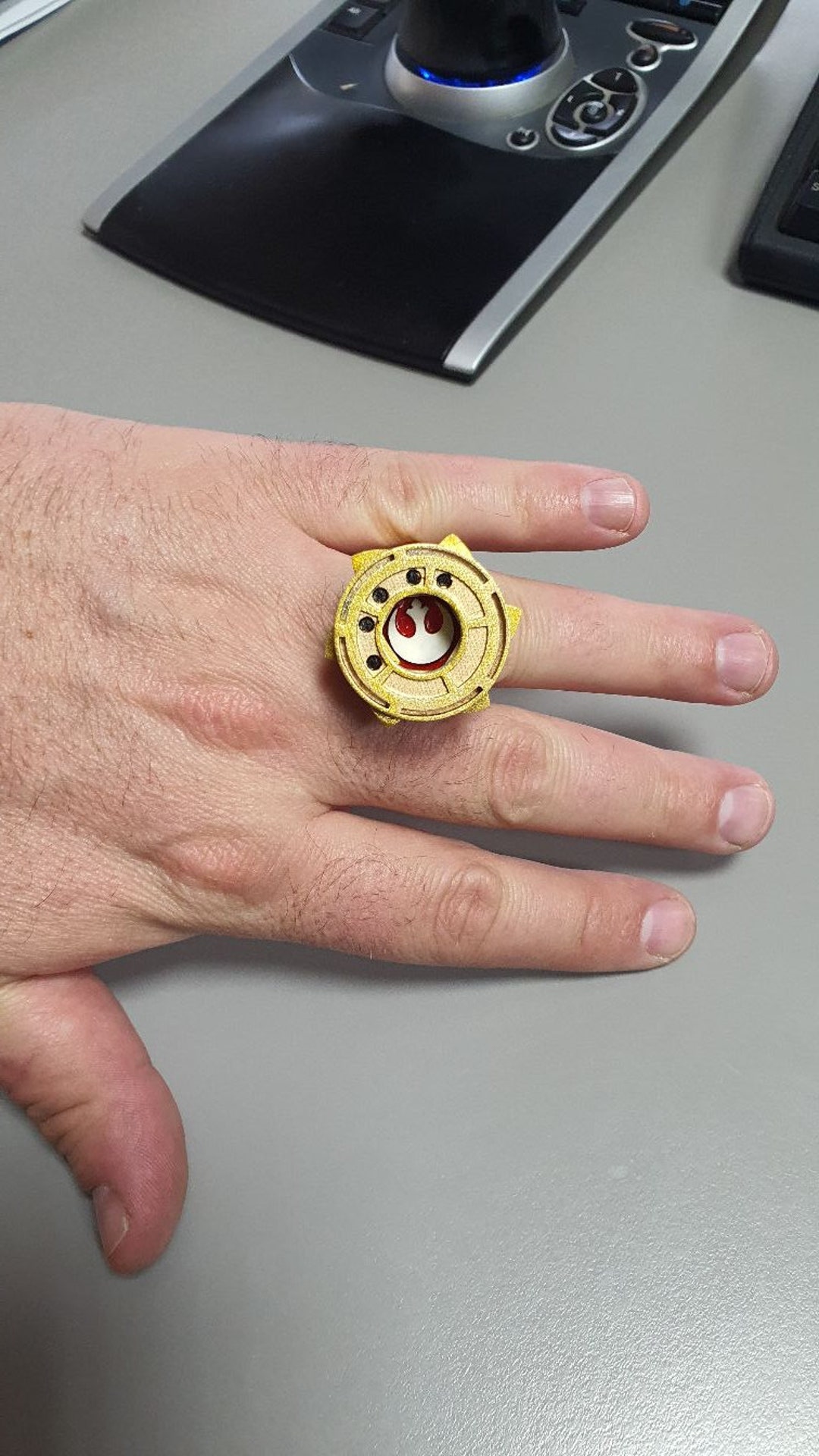 Roses Rebel Alliance Iris Ring Star Wars STL for 3D Printing Cosplay ...