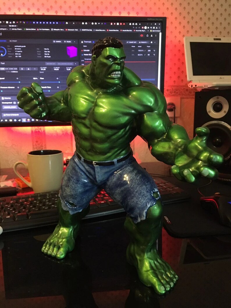 Hulk Statue Marvel Hulk STL for 3D Printing Cosplay Replica - Etsy