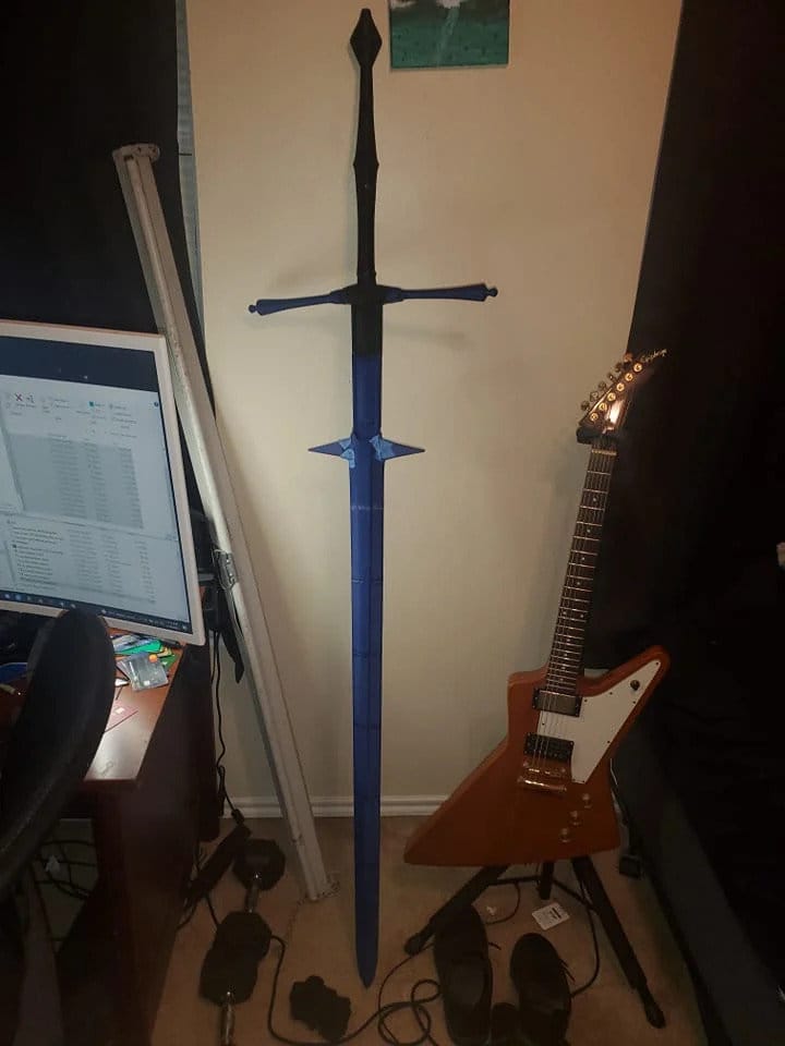 Zweihander Straight Sword Dark Souls STL for 3D Printing Cosplay ...