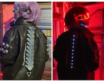 Cyberpunk Spine - Etsy