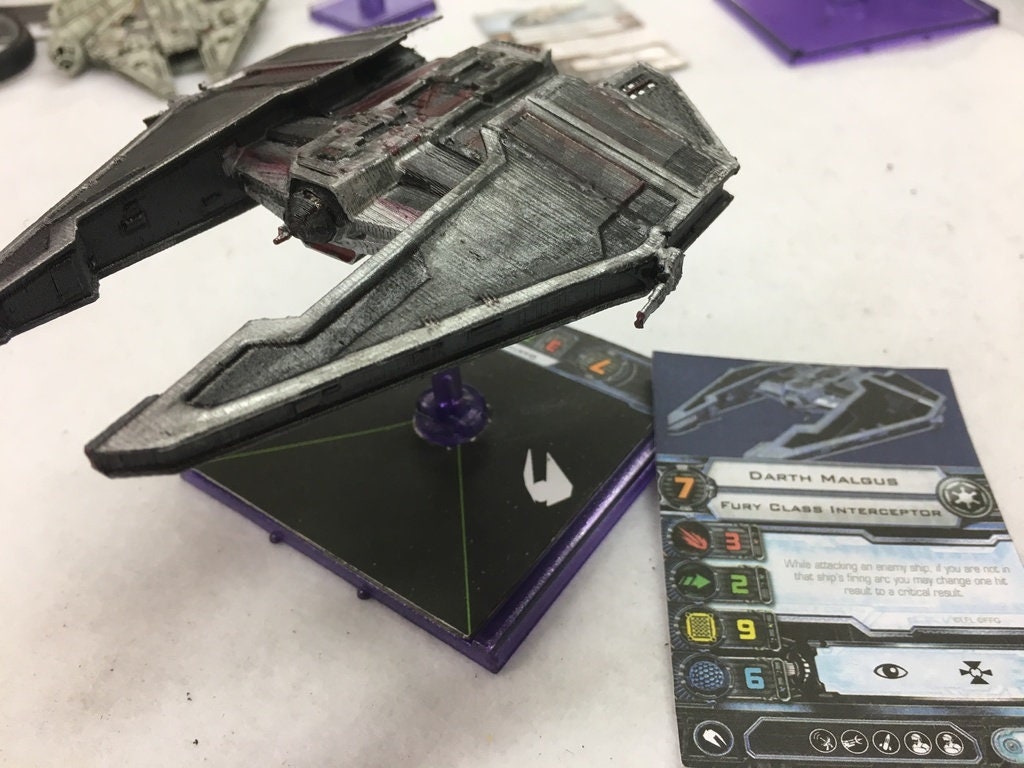 The Old Republic Sith Ship Star Wars STL for 3D Printing Miniature ...