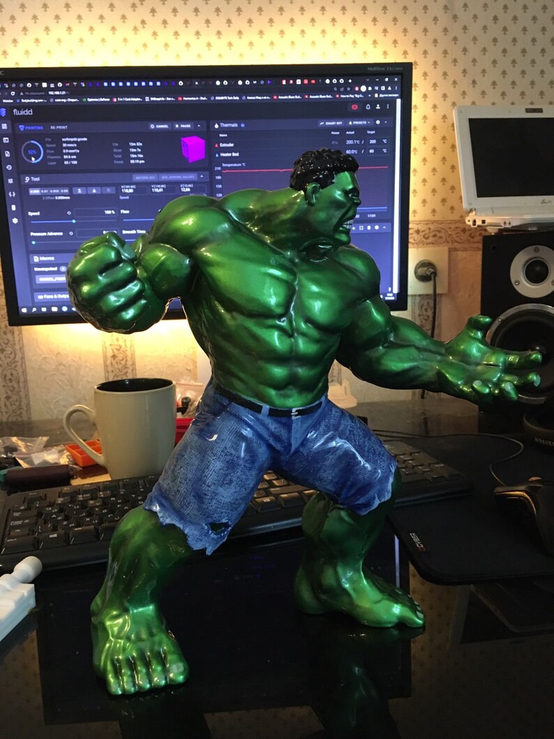 Hulk Statue Marvel Hulk STL for 3D Printing Cosplay Replica - Etsy