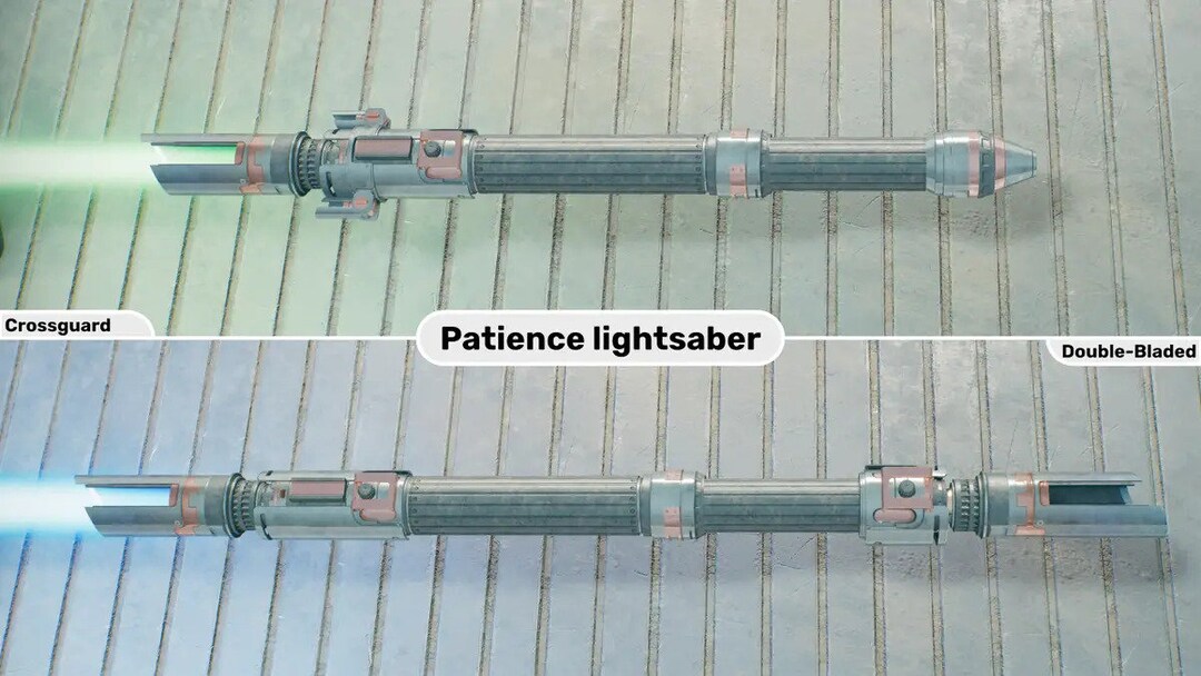Patience Lightsaber Star Wars Jedi Survivor STL for 3D Printing Cosplay ...